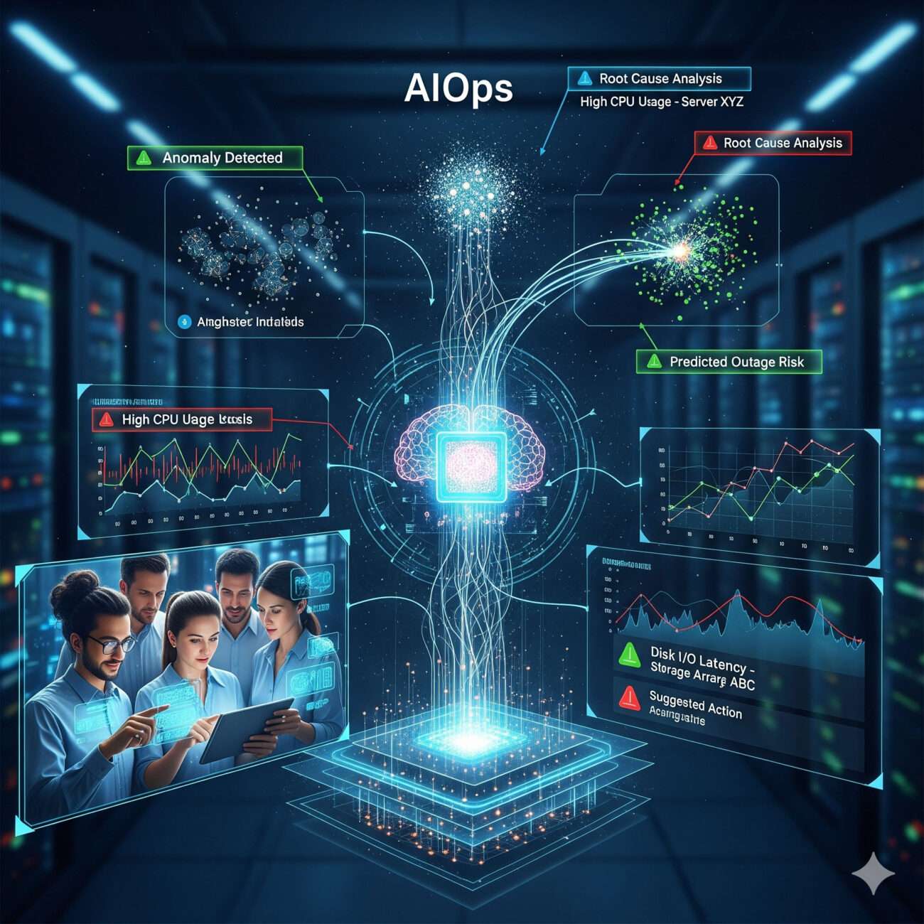 What is AIOps? The Power of AIOps with ODYA Automated NOC